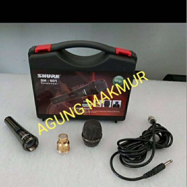 Jual Mic Condenser Shure SH 601 - Shure SH601 CONDENSOR | Shopee Indonesia