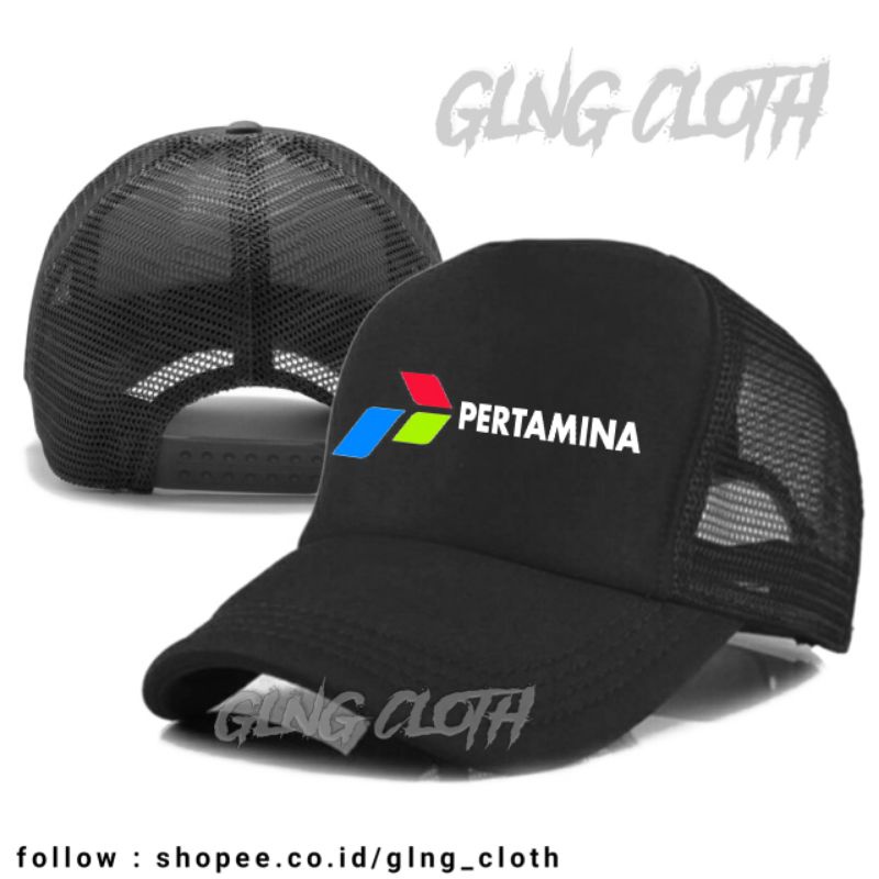 Jual Topi Pertamina Trucker Jaring - Topi Pertamina | Shopee Indonesia