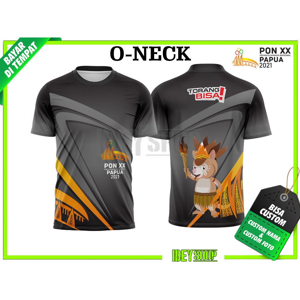 Jual Kaos Baju Jersey PON XX PAPUA 2021 Torang Bisa Custom Fullprint ...