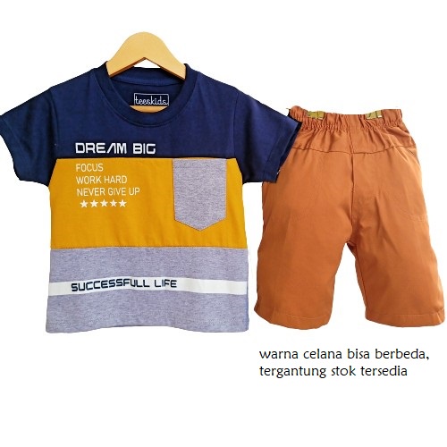 Jual BAJU ANAK COWOK SETELAN DISTRO ANAK LAKI LAKI CELANA PENDEK ANAK ...