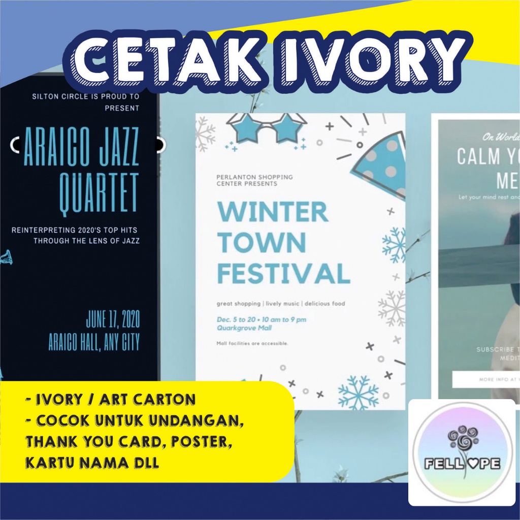 Jual Cetak Kertas Ivory A3 Plus Fullcolor | Shopee Indonesia