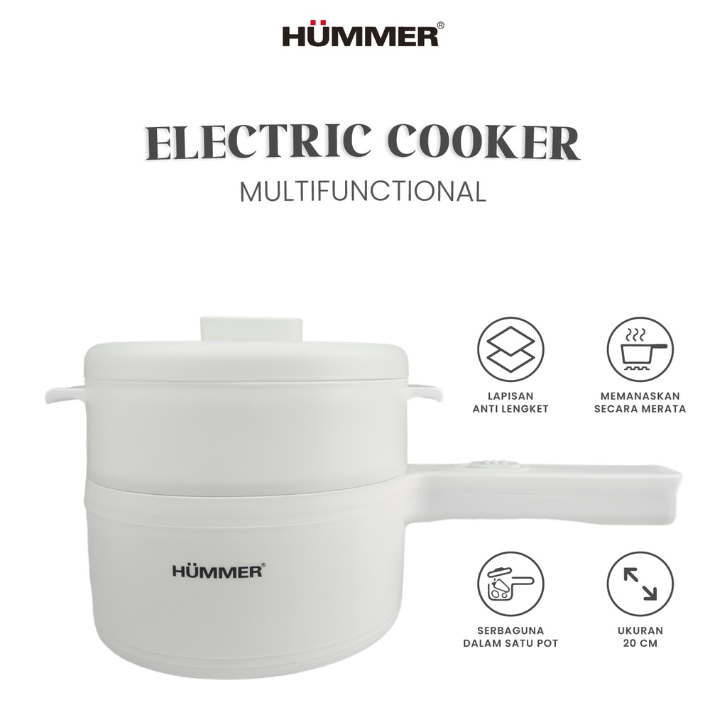 Jual Hummer Kitchen - Panci Listrik Multifungsi + Kukusan Steam ...