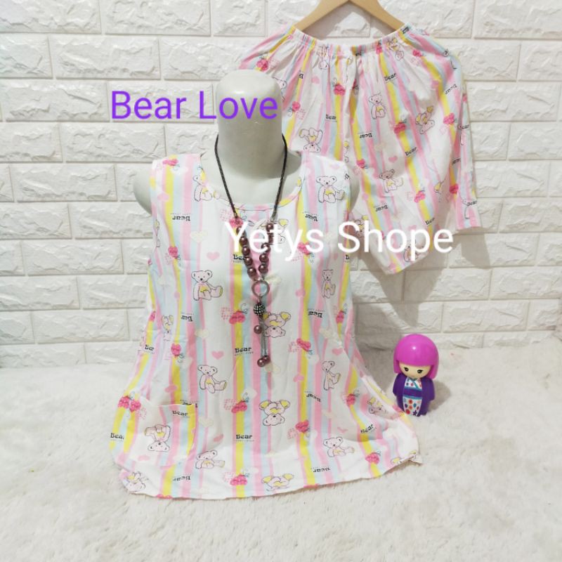 Jual Yukensi LD 100 Baju Tidur Piyama Kaos Fit L | Shopee Indonesia
