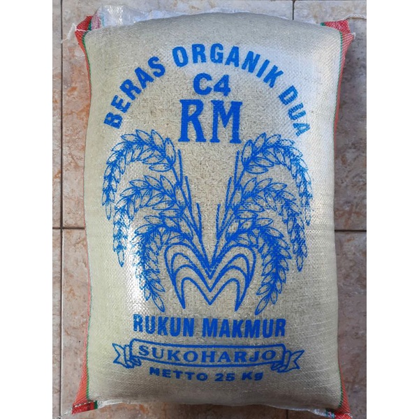 Jual Beras C4 Medium Premium Pulen Organik Rukun Makmur 25Kg | Shopee ...