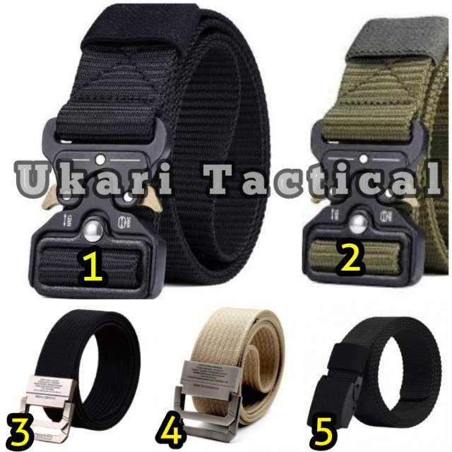 Jual Sabuk ikat pinggang army Tactical miluota gesper kopel anti xray | Shopee Indonesia