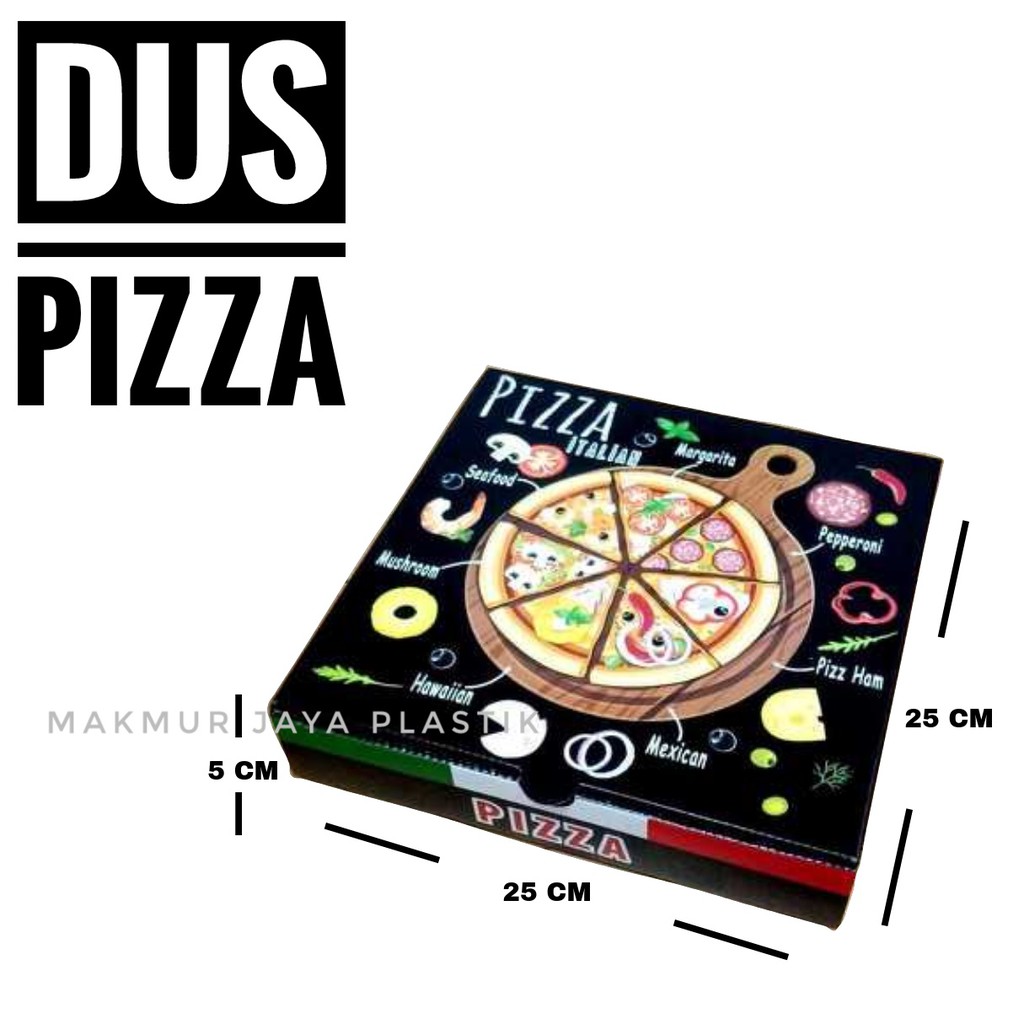 Jual [ DUS PIZZA ] PAPER BOX DUS TEMPAT ROTI PIZZA | Shopee Indonesia