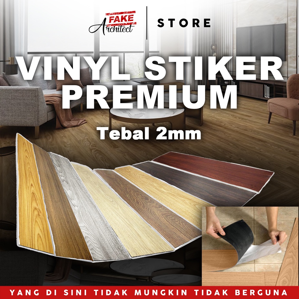 Jual Vinyl Stiker Tebal 2mm Lantai Flooring Motif Kayu Marvel Premium Sticker | Shopee Indonesia