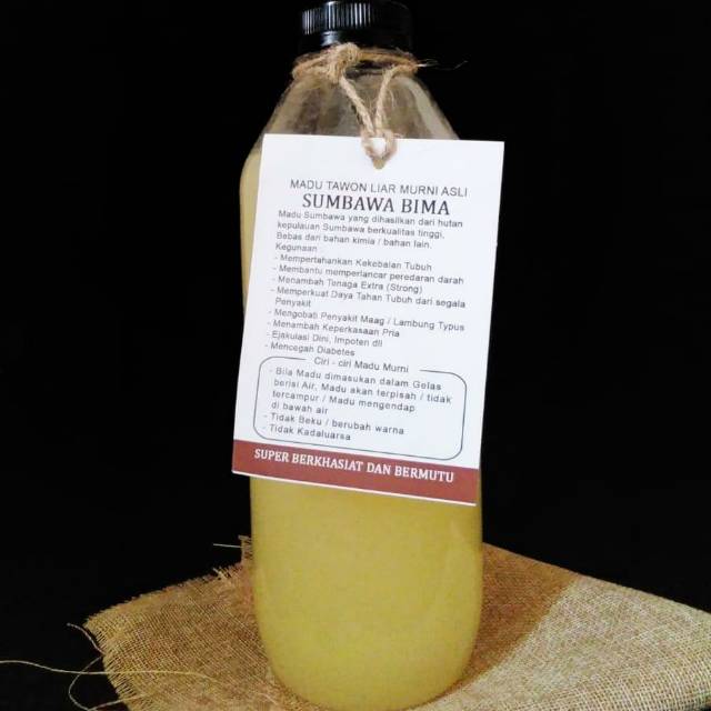 Jual Madu Putih Susu premium kemasan 1 Liter | Shopee Indonesia