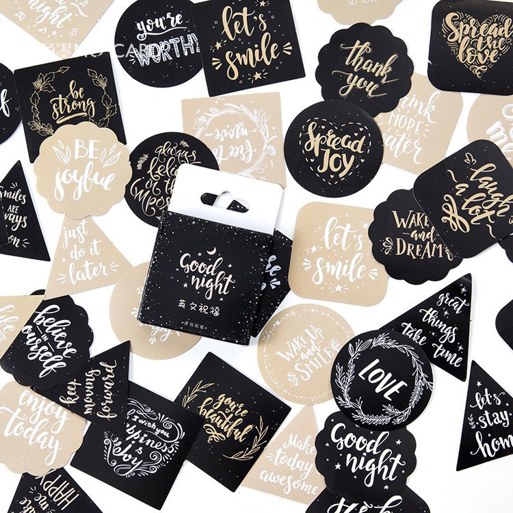 Jual 45pcs Good Night Sticker Pack | Shopee Indonesia