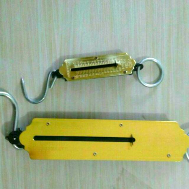 Jual Timbangan gantung per kuning 12, 25, 50 kg | Shopee Indonesia