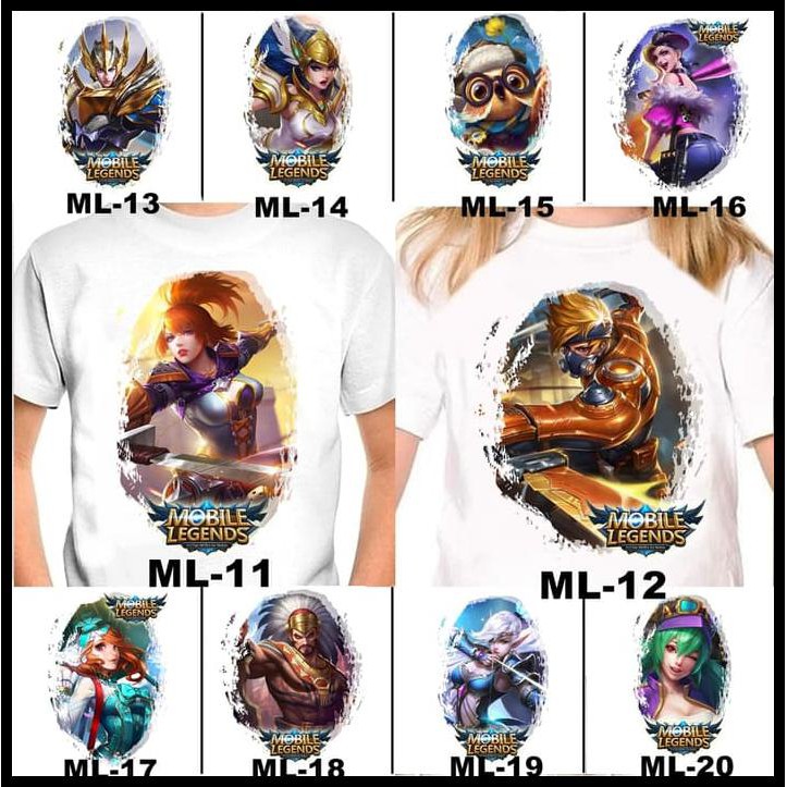 Jual TERMURAH KAOS / BAJU MOBILE LEGEND LEGENDS ANAK BANYAK MOTIF (FREE NAMA) | Shopee Indonesia