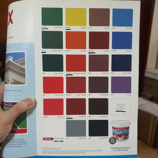 Jual CAT MATEX GENTENG NIPPON PAINT 2.5 LITER | Shopee Indonesia