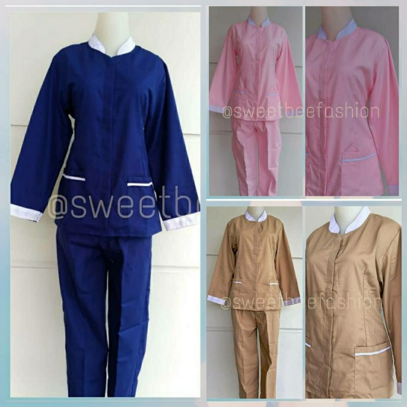 Jual Baju suster nanny babysitter seragam uniform shanghai premium ...
