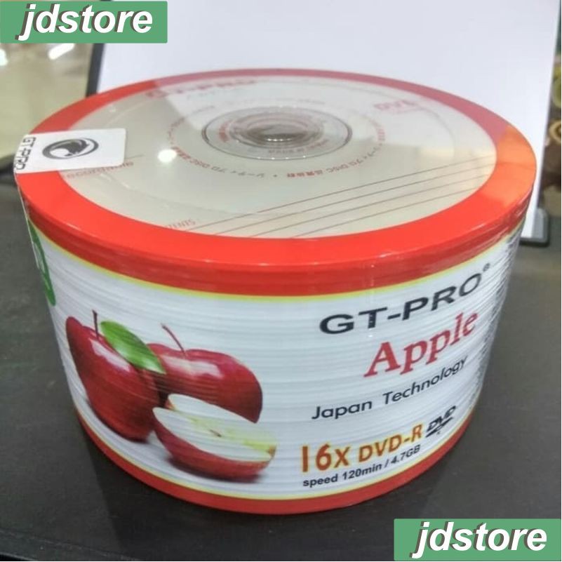 Jual DVD-R GT-PRO Berries Aka APPLE DVDR BLANK (5 pcs) | Shopee Indonesia