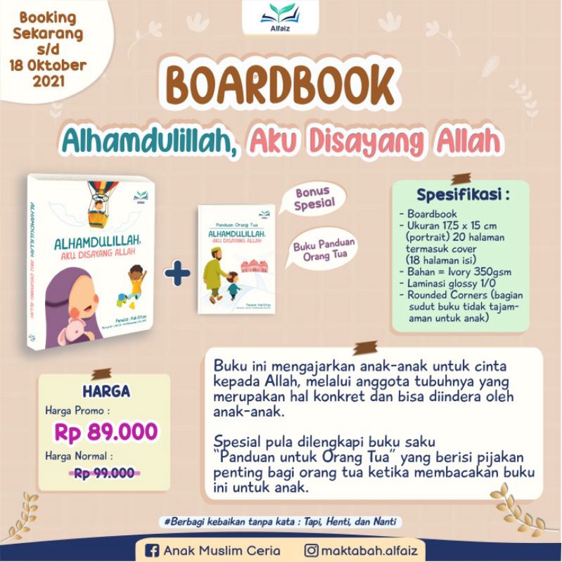Jual Alhamdulillah Aku Disayang Allah (Boardbook) | Shopee Indonesia Jual Alhamdulillah Aku Disayang Allah (Boardbook) | Shopee Indonesia
