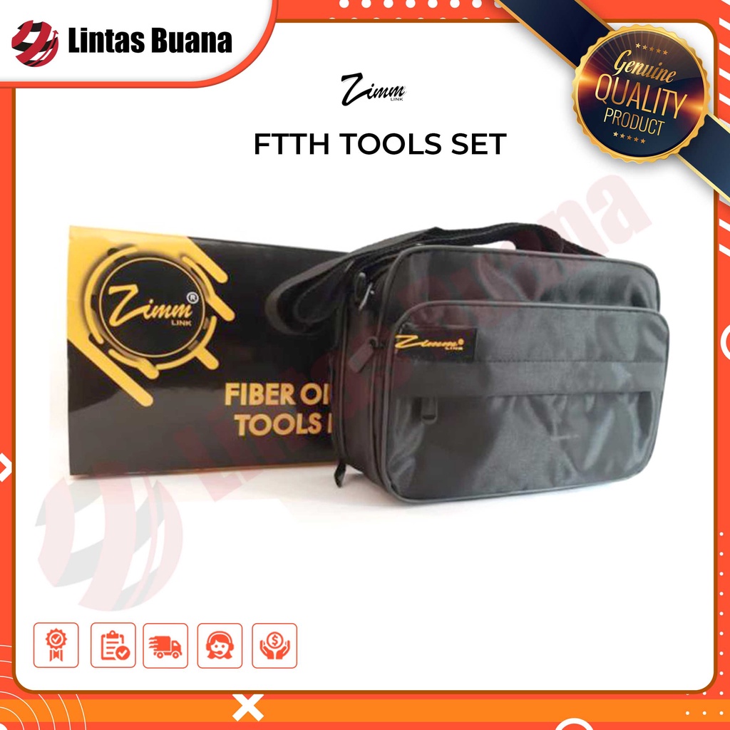 Jual FTTH Tool Fiber Optik Tool Kit FO OPM 2 in 1 Toolset Zimmlink OPM ...