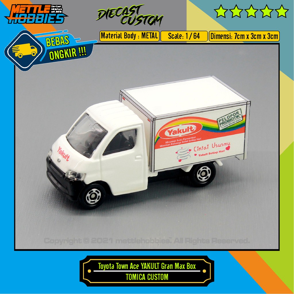 Jual Tomica Toyota Town Ace Custom Yakult Gran Max Box Diecast Miniatur ...
