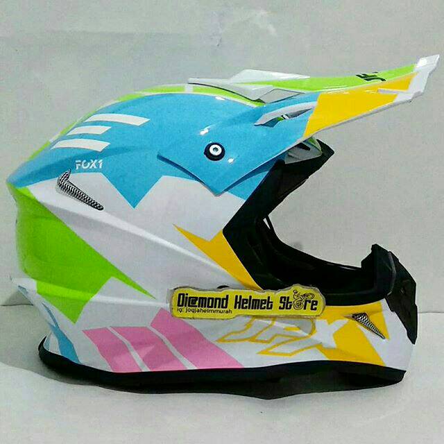 Jual Helm cross JPX cross X19 Hype Pearl White | Shopee Indonesia