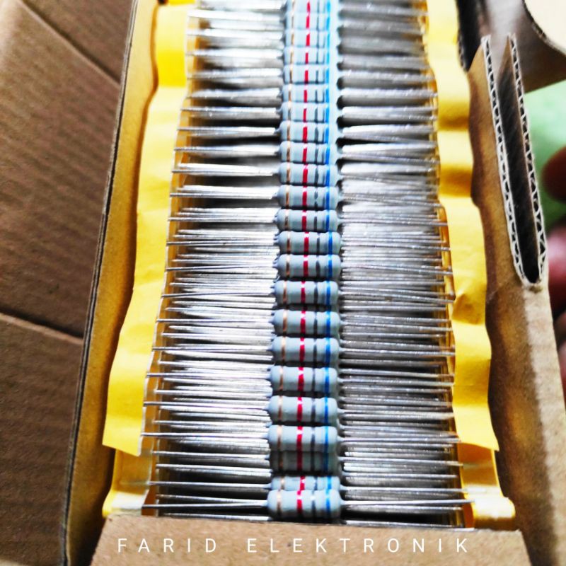 Jual RESISTOR 6k8 1WATT TAIWAN KAKI TEMBAGA ORIGINAL | Shopee Indonesia