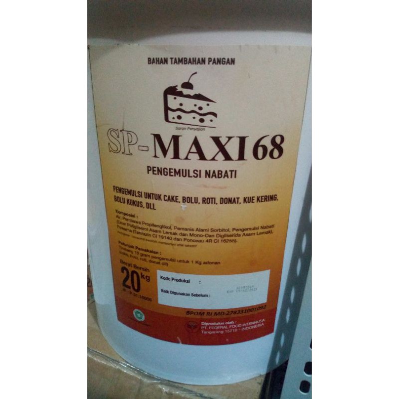 Jual SP Maxi 68 / SPontan 88 Pengembang pengemulsi nabati Roti kue ...