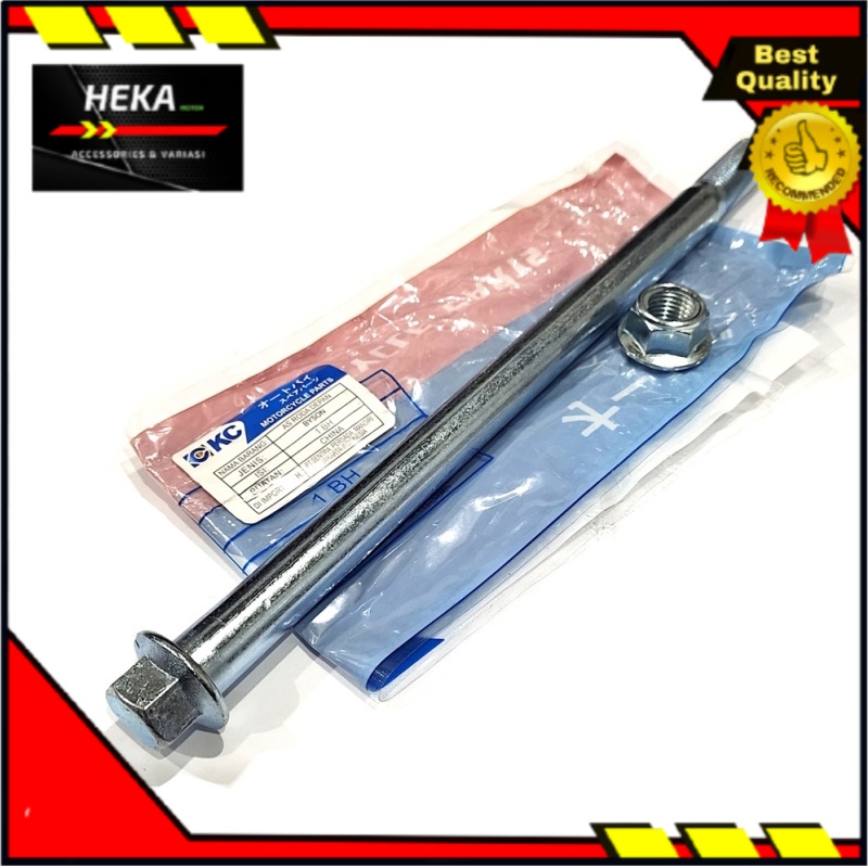 Jual AS RODA DEPAN KC BYSON Axle rear As Wheel Baut Mur Motor AS RODA ...