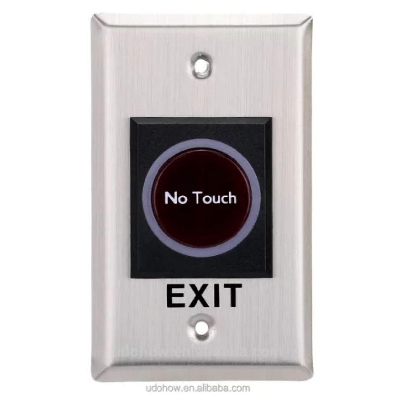 Jual Contactless Button Exit Access Control Infrared No Touch Door ...