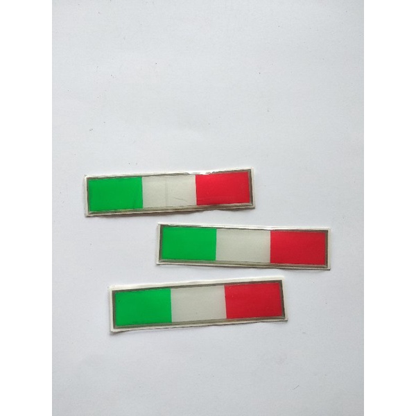 Jual Stiker bendera italy timbul resin | Shopee Indonesia