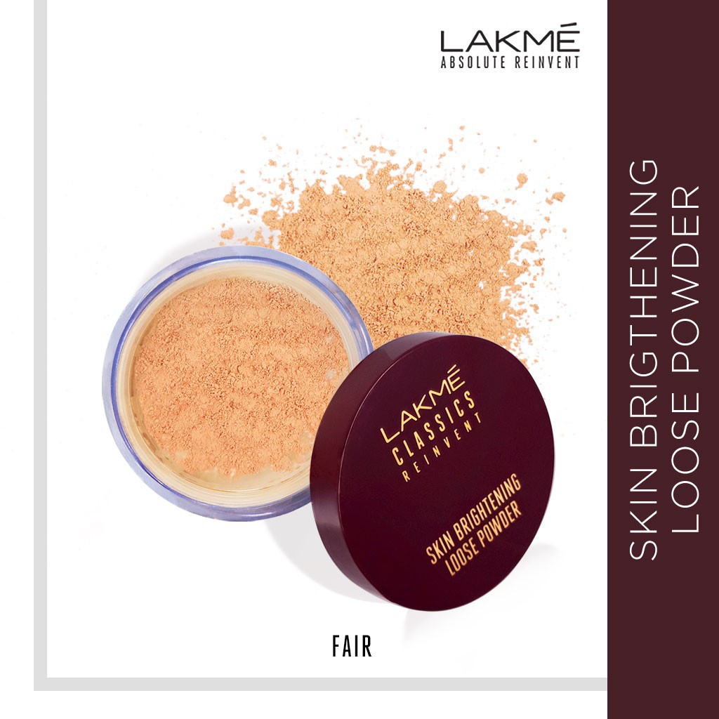 Jual Lakme Make Up Bedak Loose Powder Fair Classic Bedak Tabur (Gift ...