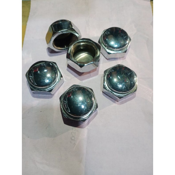 Jual (1pcs) Mur bolt segita atas mur komstir Honda gl, cbr ,FU warna ...