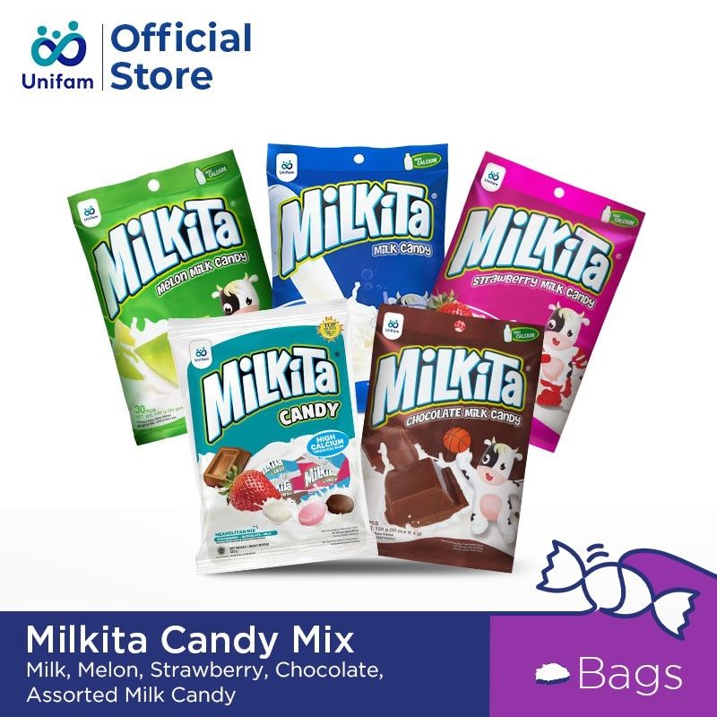Jual Milkita milk CANDY 120 gram isi 30 pcs | Shopee Indonesia