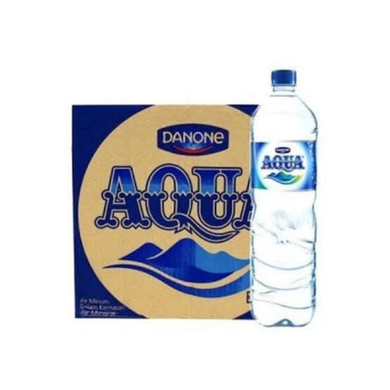 Jual Aqua botol 1500ml isi 12 botol | Shopee Indonesia