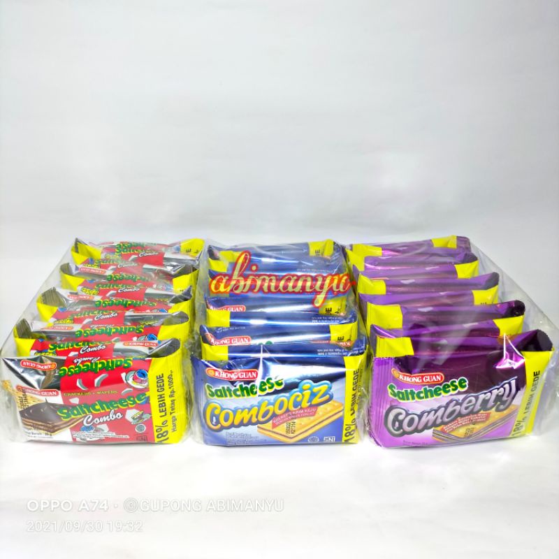Jual biskuit khong guan saltcheese combo renceng 10 pcs | Shopee Indonesia