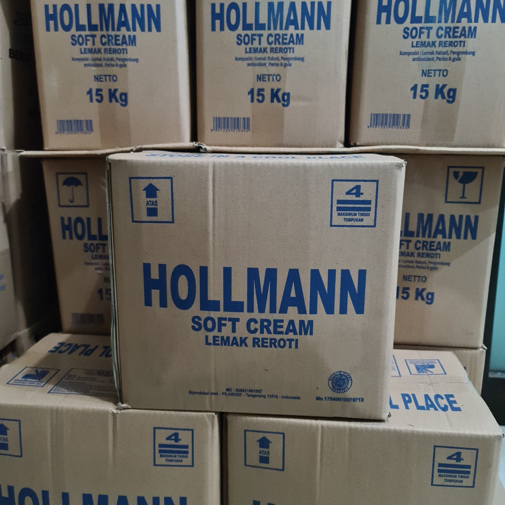 Jual 1 Karton Hollman Softcream 15kg / holman Hollmann soft cream 15 KG ...
