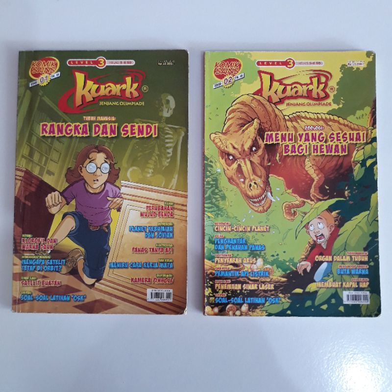 Jual Buku Komik Sains Kuark Level 3 Keluaran Tahun III Tahun IV Tahun ...