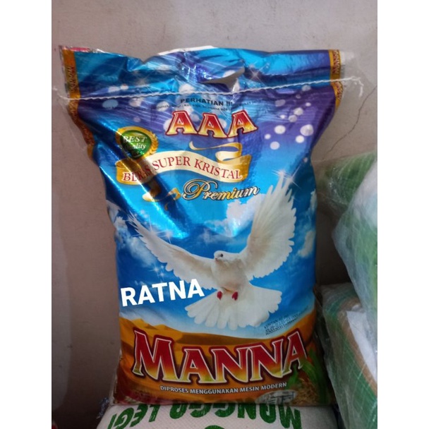 Jual BERAS PREMIUM MANNA AAA 10kg (Kristal Super Kepala) | Shopee Indonesia