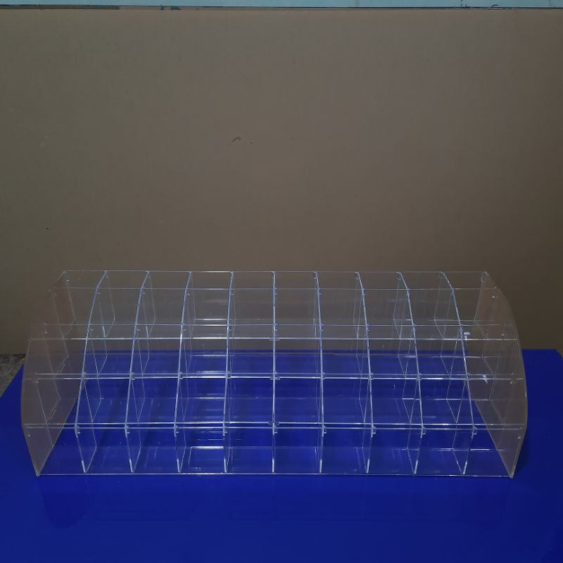 Jual Acrylic rak pulpen 4 tingkat/Display stationary/rak perlengkapan ...