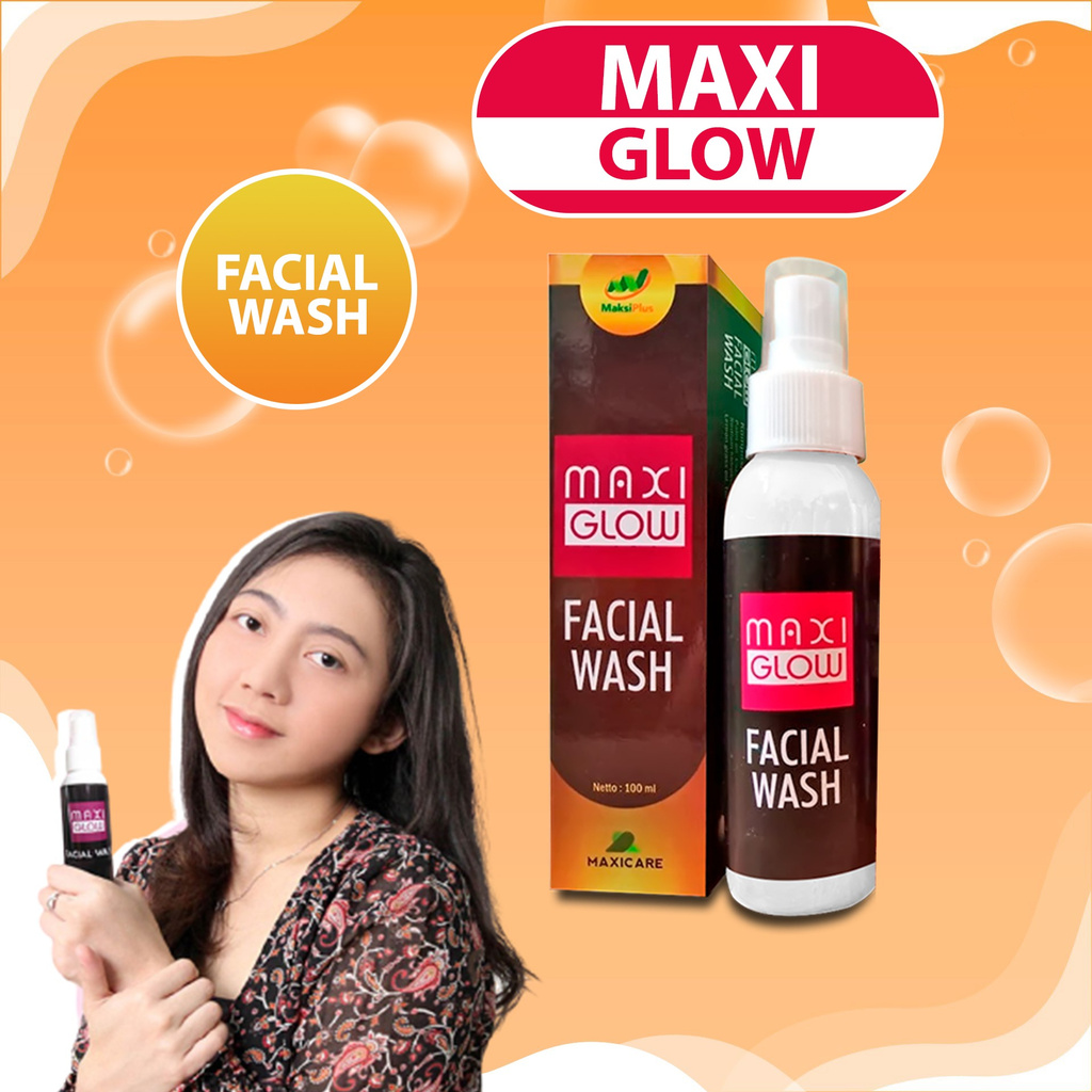 Jual Pencuci Wajah Terbaik - Maxi Glow Facial Wash Untuk Kulit Jerawa ...