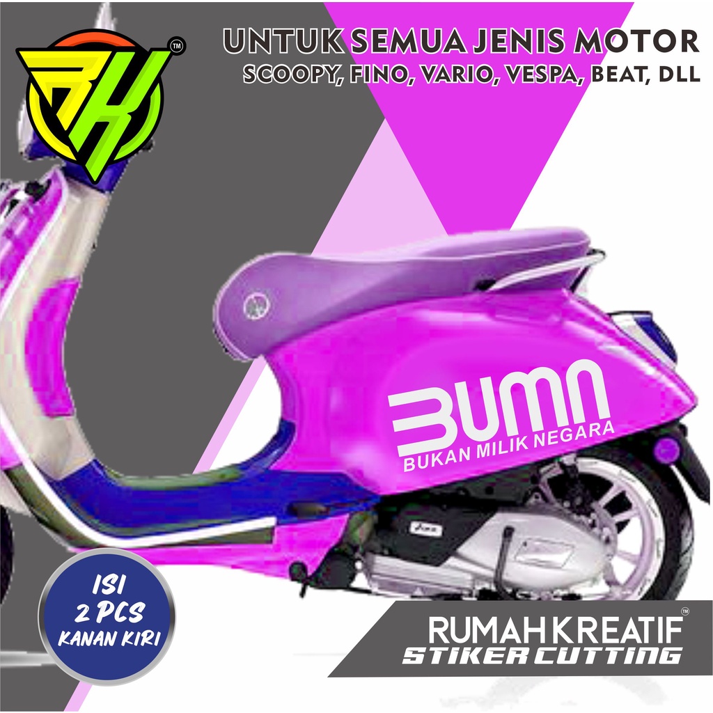 Jual Stiker Semua Motor Tulisan BUMN / Sticker scoopy terbaru Stiker ...