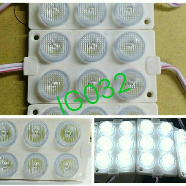 Jual LED MODUL 6 MATA BESAR 24V 3X2 | Shopee Indonesia
