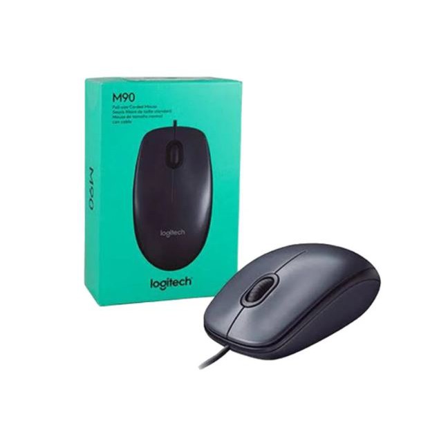 Jual Mouse logitech m90 usb warna hitam | Shopee Indonesia