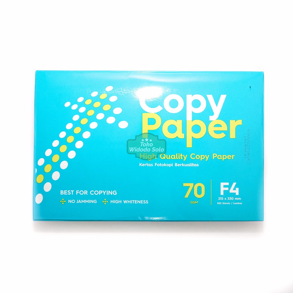 Jual 1 RIM HVS Copy Paper F4 70 Gram Putih Polos 215x330mm - Isi 500 ...