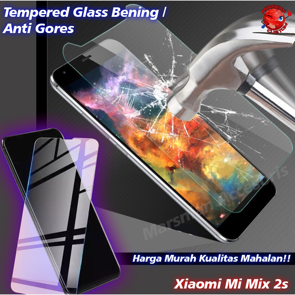 Jual Tempered Glass Xiaomi Mi Mix 2s Screen Guard Body / Pelindung Layar Full Body Xiaomi Mi Mix ...