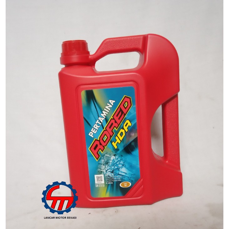 Jual Oli Pertamina Rored HDA SAE 90 4 Liter Asli Original | Shopee Indonesia