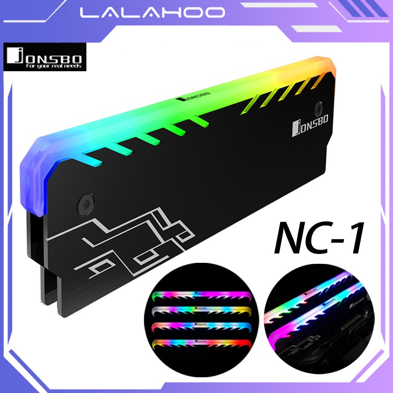 Jual JONSBO RAM Cooler Heatsink NC-1 RGB Cooler Shell Aluminum DDR ...