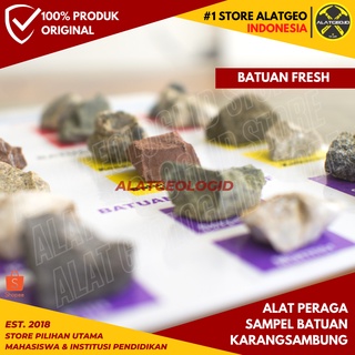 Jual Peraga batuan komparator geologi sampel batuan beku sedimen ...