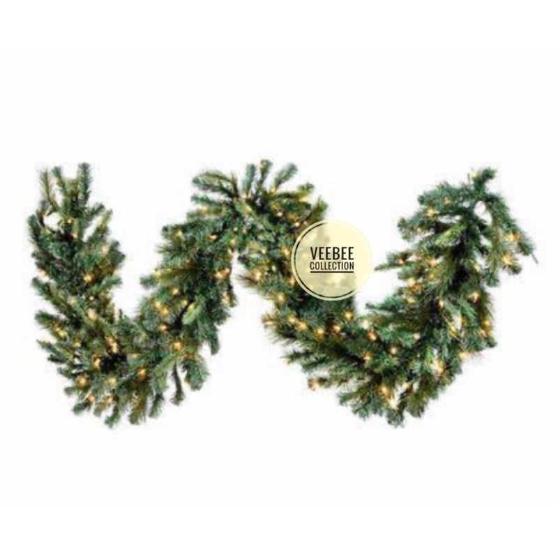 Jual Garlan PVC/ Garlan Christmas/ Garlan hias tangga/ garland pvc ...