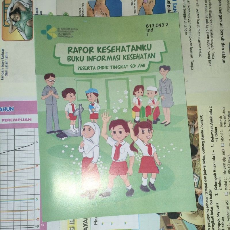 Jual Buku Rapor Kesehatan Ku Buku Informasi Kesehatan Peserta Didik Tingkat SD/MI | Shopee Indonesia