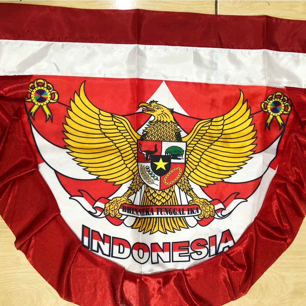Jual BENDERA UMBUL UMBUL RESPLANG/BACKGROUND Garuda 5 Gelombang 4 Meter - umbul-umbul bekron ...