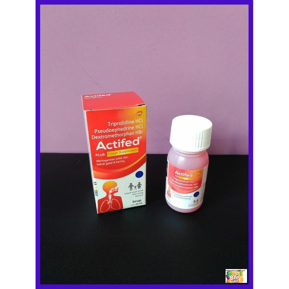 Jual TABOTUKLEK- ACTIFED MERAH / UNTUK BATUK KERING DAN PILEK / OBAT ...