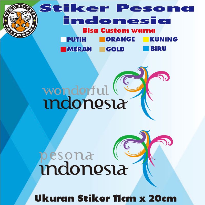 Jual stiker pesona indonesia | Shopee Indonesia